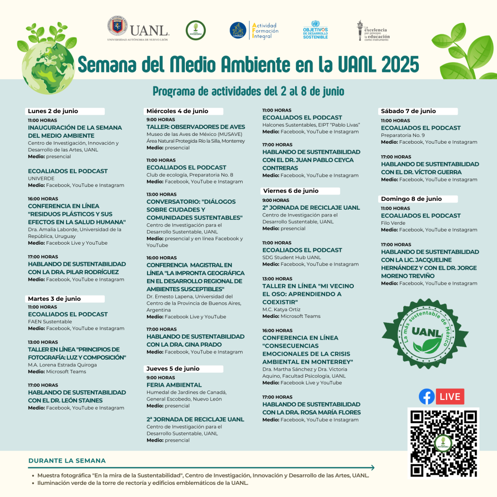 Semana Del Medio Ambiente En La Uanl 2025 Secretaría De Sustentabilidad